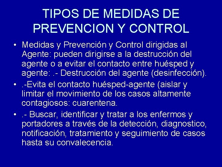 EPIDEMIOLOGIA CONTROL DE ENFERMEDADES EN LA POBLACION UNIDAD