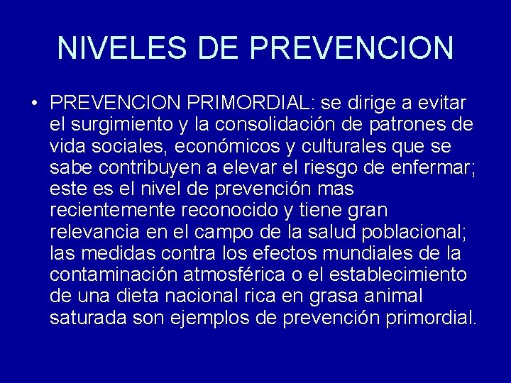 EPIDEMIOLOGIA CONTROL DE ENFERMEDADES EN LA POBLACION UNIDAD
