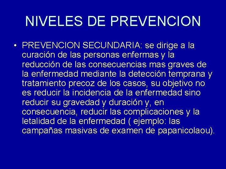 EPIDEMIOLOGIA CONTROL DE ENFERMEDADES EN LA POBLACION UNIDAD