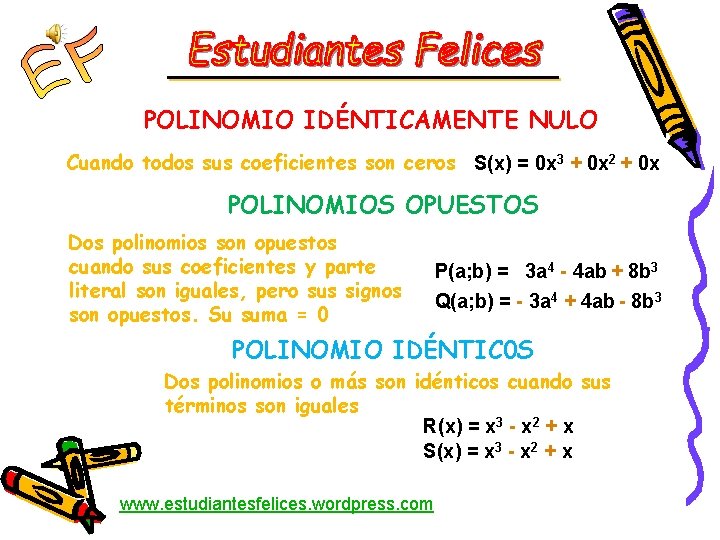 Curso Matemticas Tema Polinomios Presione F 5 para