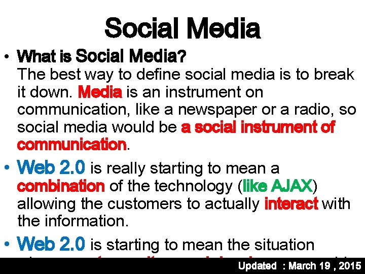 Social Media What is Social Media The best