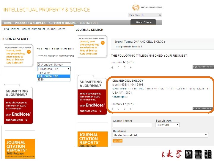 Web of Science Dr Garfield 1955 Science Idea