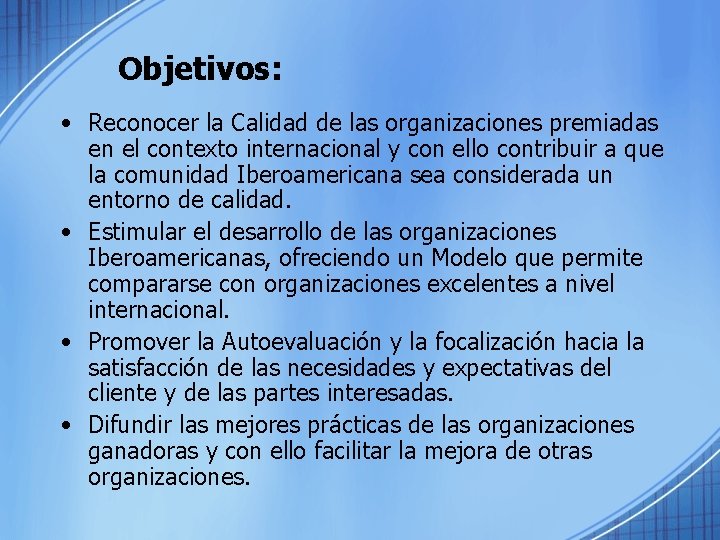 Premios de Calidad PREMIO DEMING PREMIO NACIONAL DE