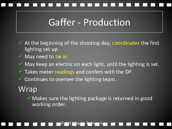 The Grip Department The Complete Guide to Film