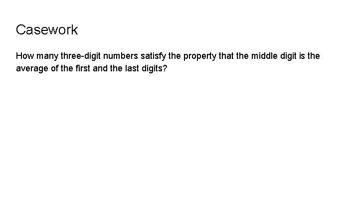 MATHCOUNTS Class Counting Probability Reagan Choi Part 1