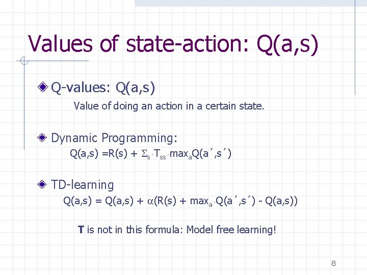Introduction to Reinforcement Learning Freek Stulp 1 Overview