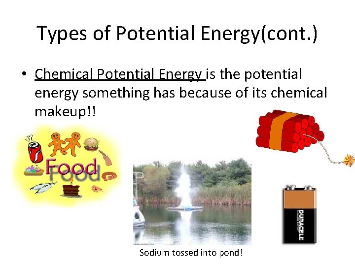 Energy What do they all have in common