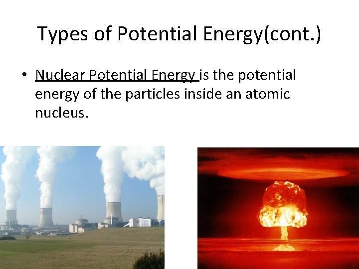 Energy What do they all have in common