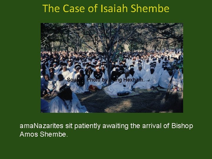 Understanding World Religions Chapter Six The Case of