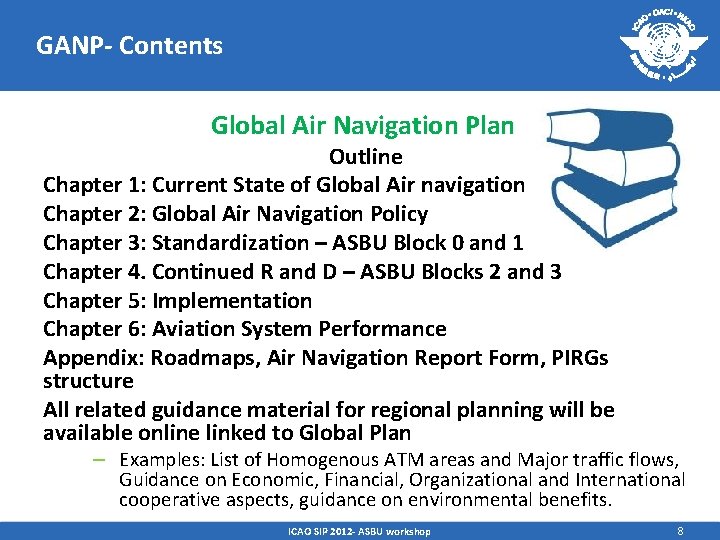 International Civil Aviation Organization SIPASBU2012 WP7 Global Air