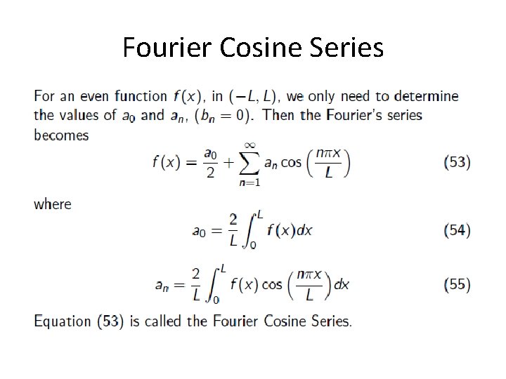 Fourier Series What will you learn Contents How