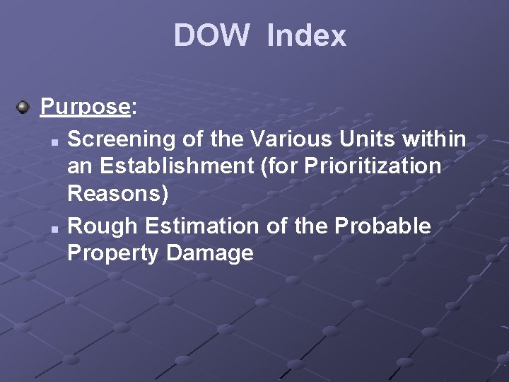Overview of Risk Assessment Principles and Methodologies Risk