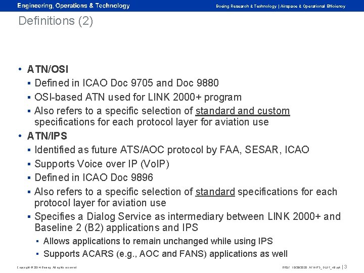 Engineering Operations Technology Boeing Research Technology Airspace ...