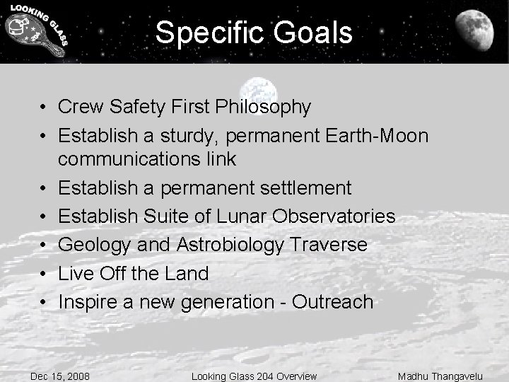 ASTE 527 Space Exploration Architectures Concept Synthesis Studio