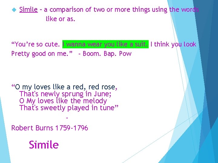 Introduction to poetry Poem A verbal composition designed