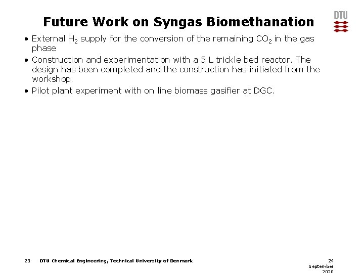 Syngas Fermentation and Design of Bioreactors Synferon Project