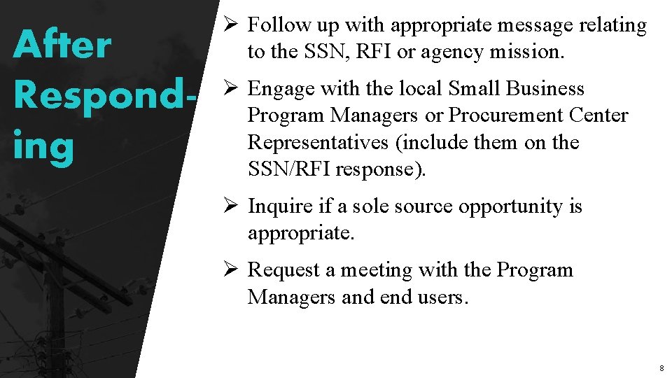 How to Competitively Respond to Sources Sought Notice