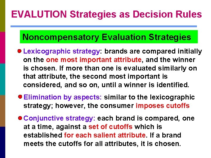 Chapter 8 Decision Making CONSUMER BEHAVIOR 10 e
