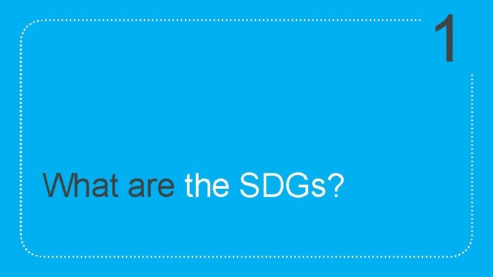 The role of Local Government in achieving SDGs
