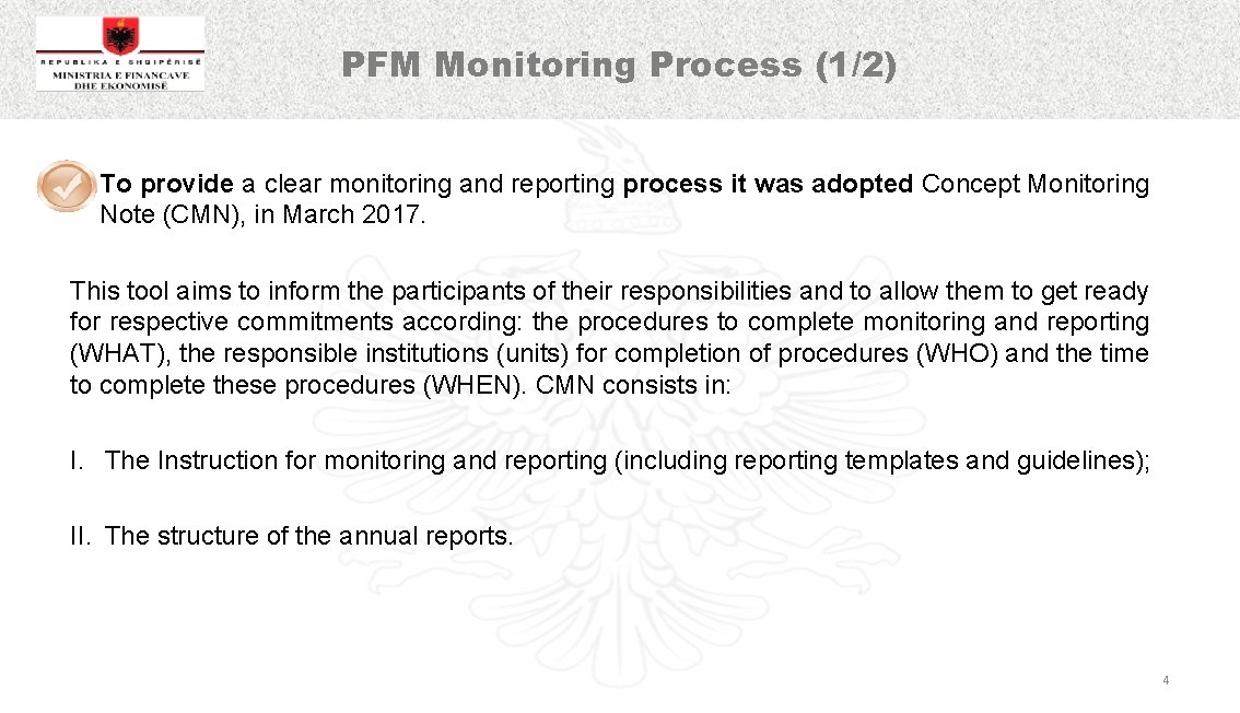 THE ROLE OF THE PASSPORT INDICATORS IN MONITORING