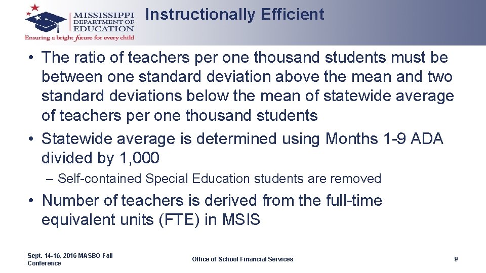 MISSISSIPPI ADEQUATE EDUCATION PROGRAM MAEP AN OVERVIEW OF