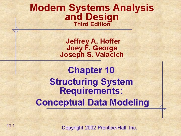 Modern Systems Analysis and Design Third Edition Jeffrey