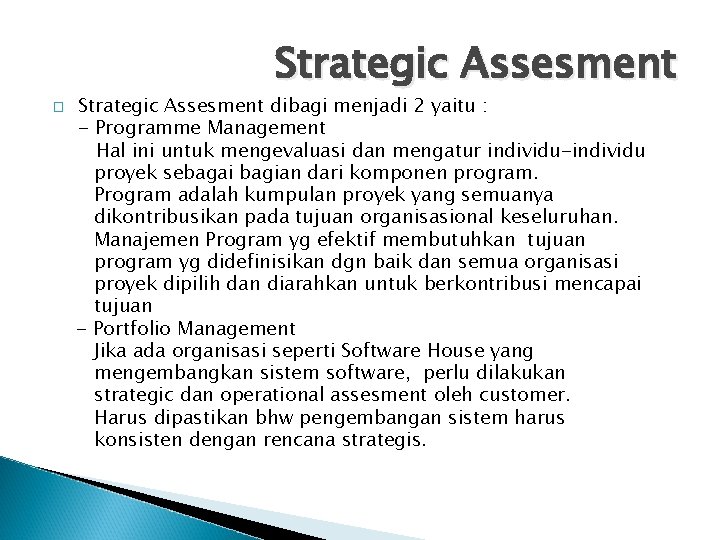 EVALUASI PROYEK SOFTWARE Muhammad Yusuf Teknik Informatika Http