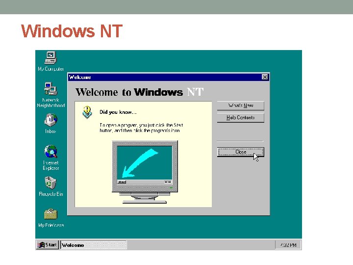 ISTORIJSKI RAZVOJ WINDOWS OPERATIVNIH SISTEMA RANI POETAK Pol