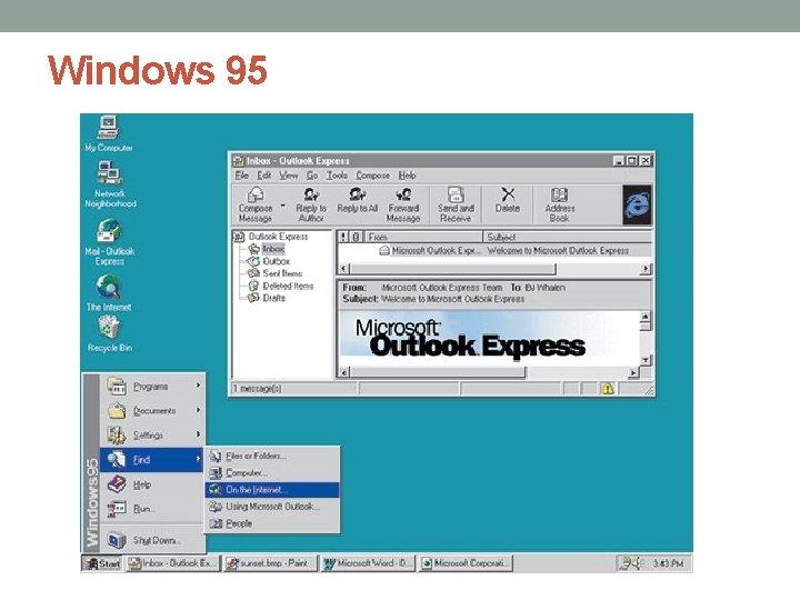 ISTORIJSKI RAZVOJ WINDOWS OPERATIVNIH SISTEMA RANI POETAK Pol