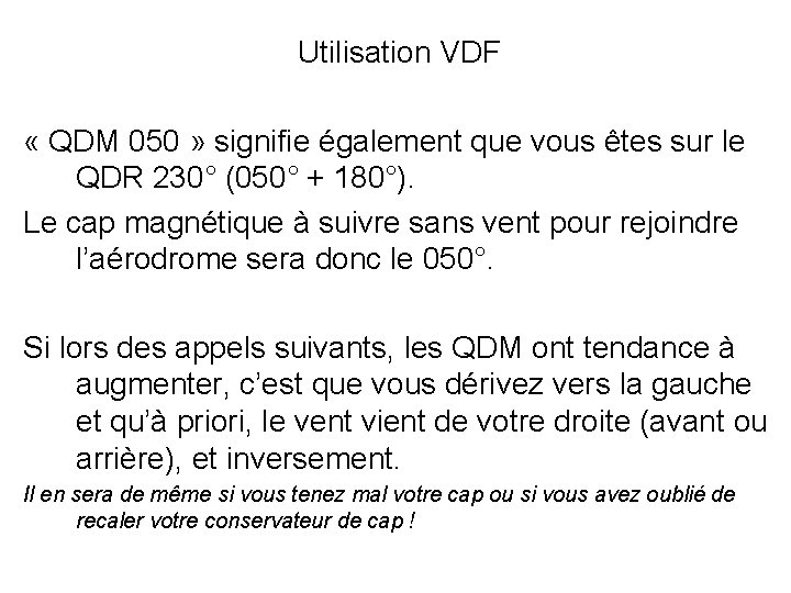 Le VOR sur les cartes MOYENS de RADIONAVIGATION