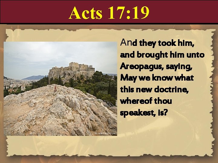 Book of Acts Chapter 17 Theme The second
