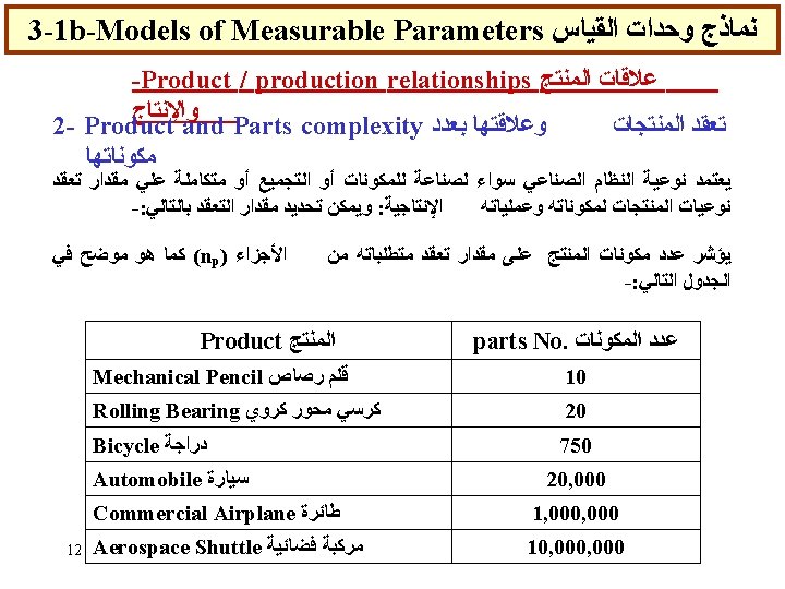 IE 469 Manufacturing Systems 694 III Fundamentals Analysis