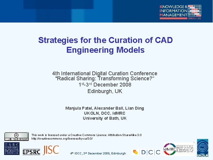 Strategies for the Curation of CAD Engineering Models