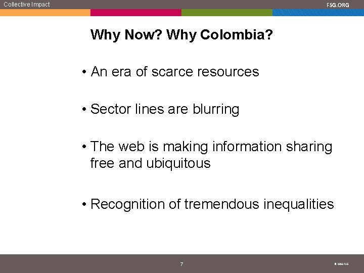 Collective Impact Creating Large Scale Change Transforming Philanthropy