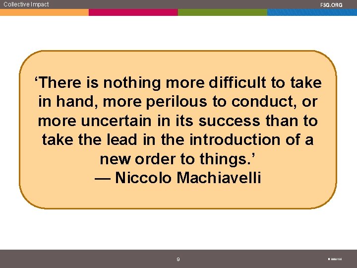 Collective Impact Creating Large Scale Change Transforming Philanthropy