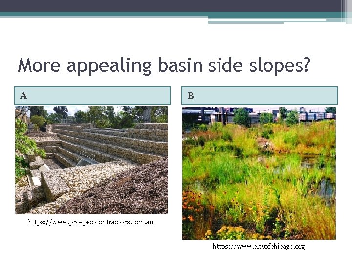 Stormwater Management Stormwater Amenity John A Miller P