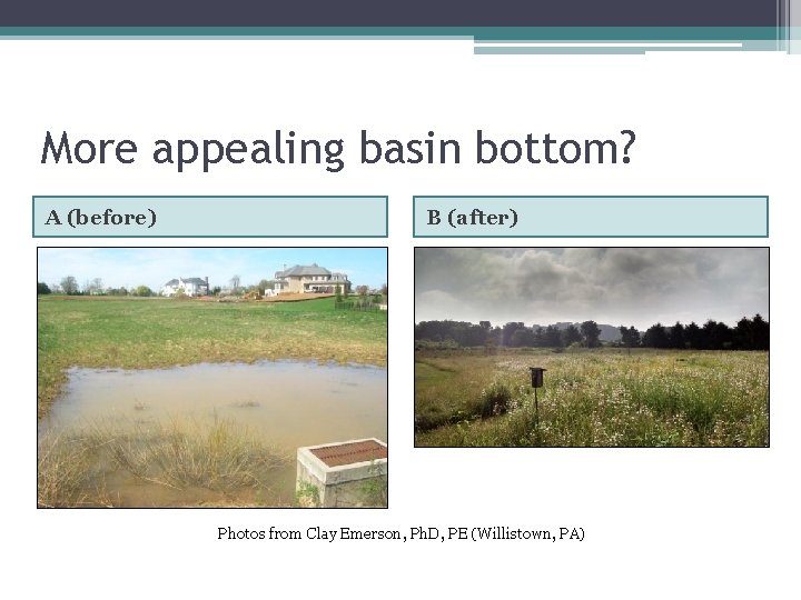 Stormwater Management Stormwater Amenity John A Miller P