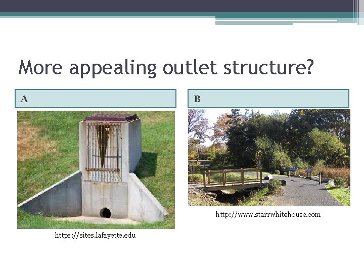 Stormwater Management Stormwater Amenity John A Miller P