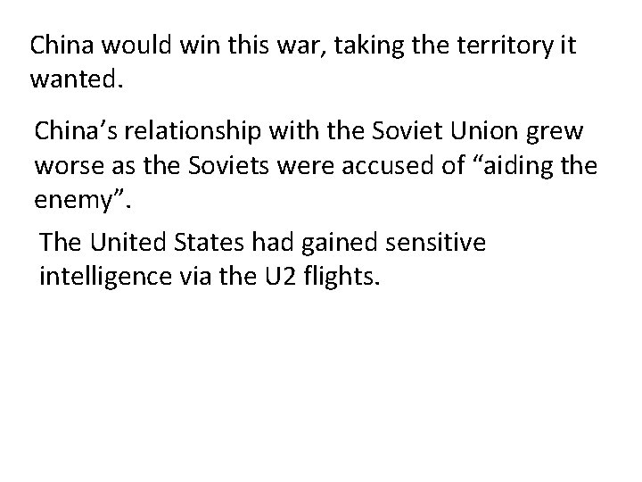 SinoSoviet Relations China and the Soviet Union had