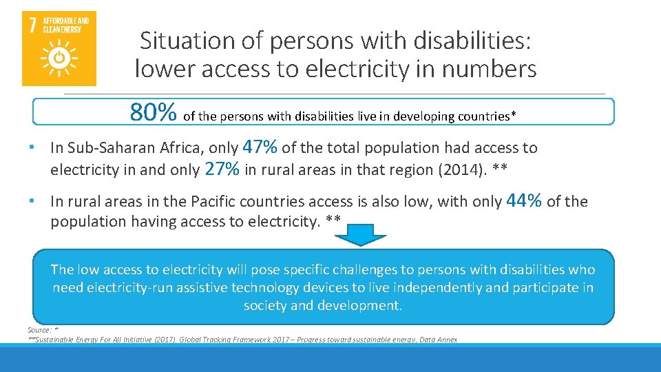 Energy and Disability 5 th Expert Group Meeting