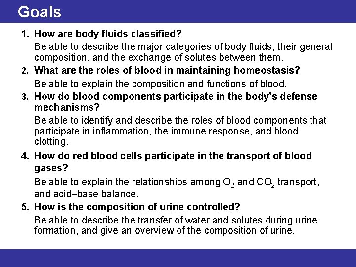 Outline 29 1 Body Water and Its Solutes