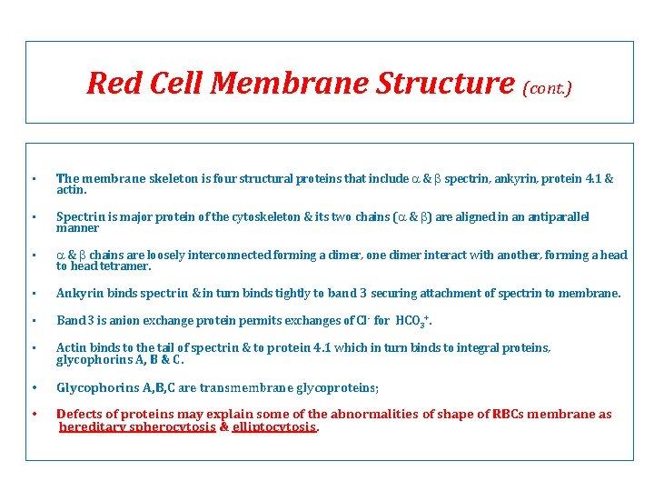 Metabolism of Red Blood Cells RBCs HMIM 224