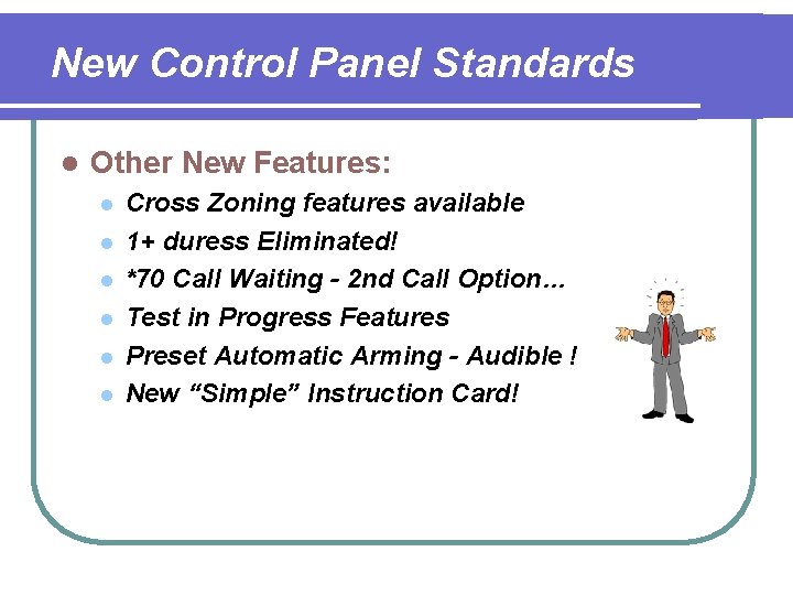 ANSI SIA CP01 CONTROL PANEL STANDARDS COMBATING ALARM