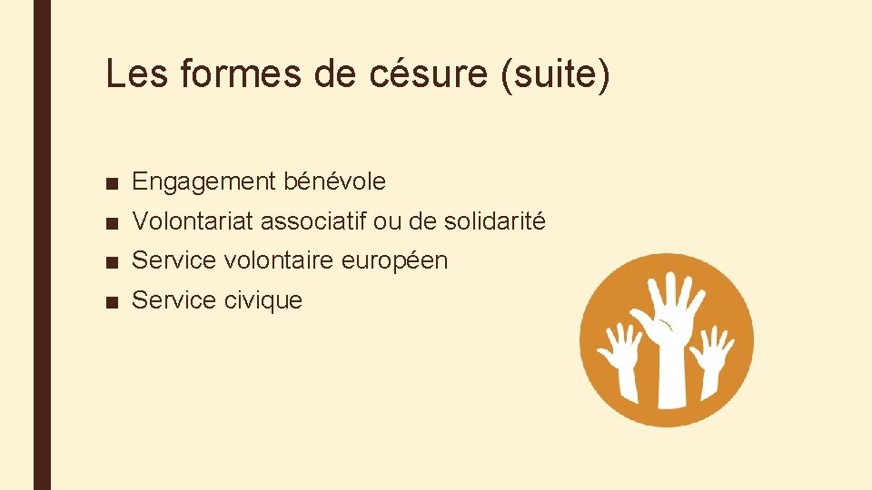 LA CESURE APRS LE BACCALAUREAT Partir ltranger ou