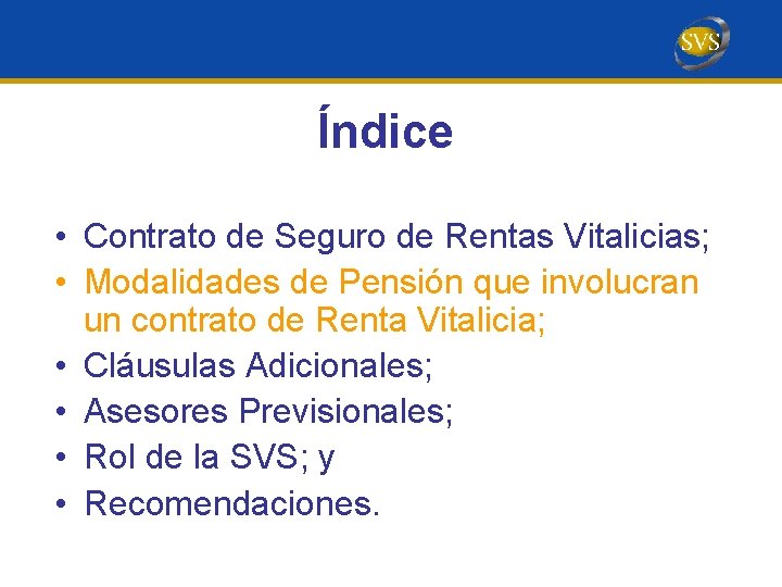 El contrato de Rentas Vitalicias Andrs A Garca