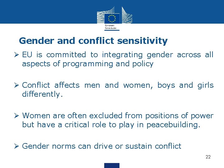 Introduction to fragility and conflict sensitivity Tools Principles