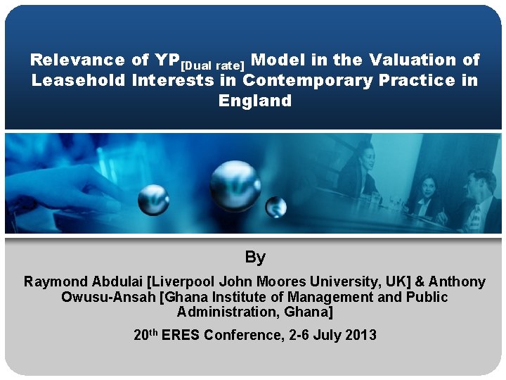 Relevance of YPDual rate Model in the Valuation