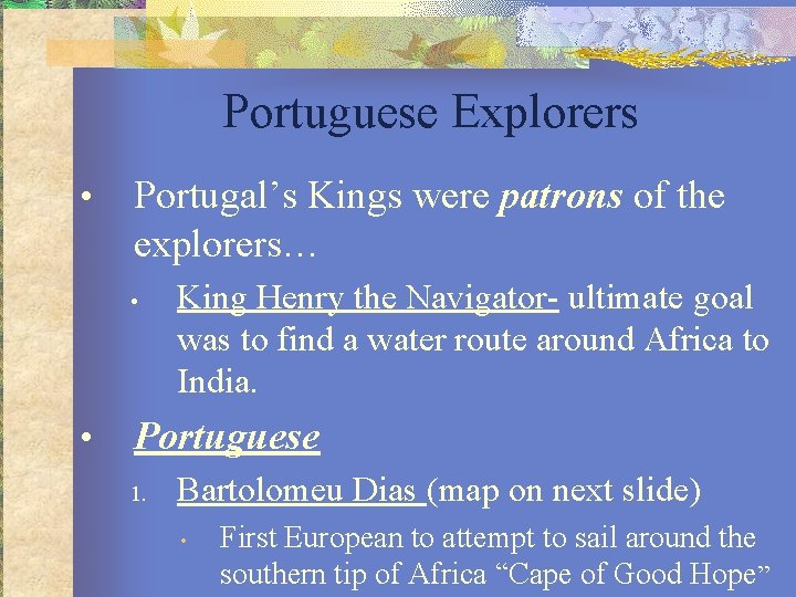 Exploration Expansion Voyages of Discovery Ms James Voyages