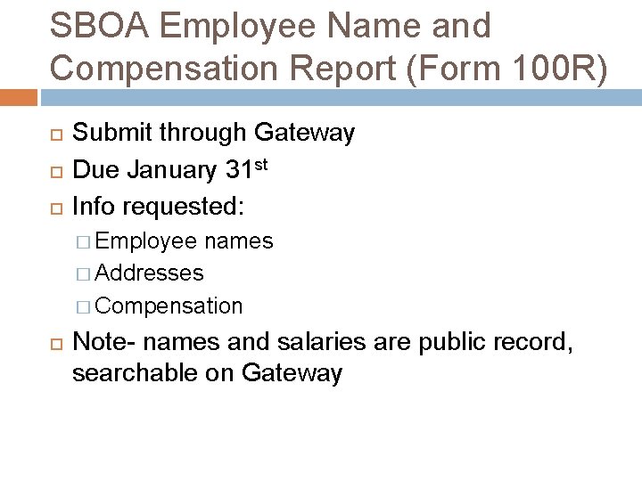 ANNUAL REPORTS Jennifer Clifton Library Development Office Required