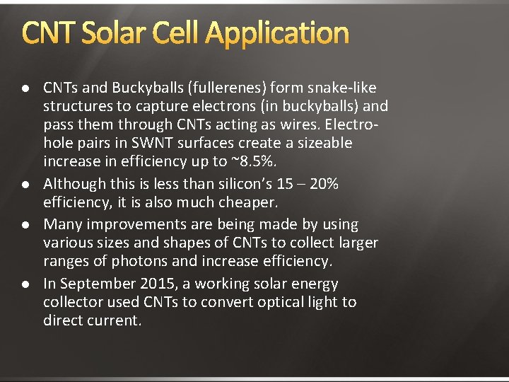 Carbon Nanotubes and Its Devices and Applications By